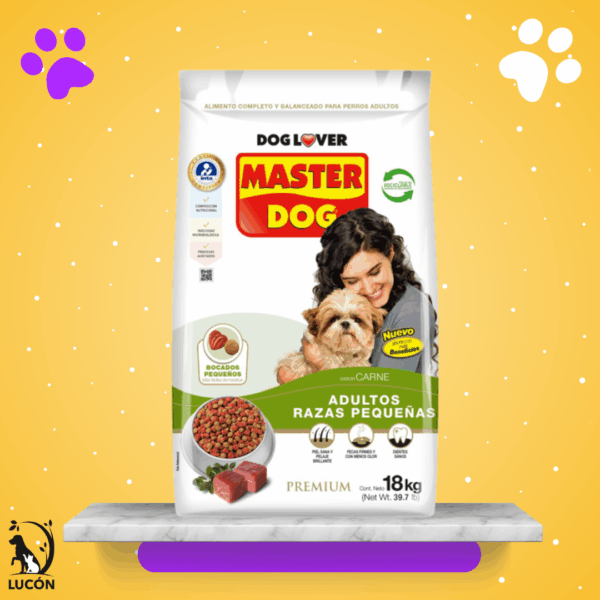 Máster Dog Adultos Razas Pequeñas - Alimentos y Accesorios Para Mascotas